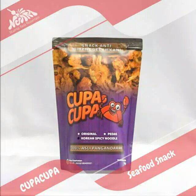 Cupa cupa snack crispy crab kepiting rasa korean spicy | Lazada Indonesia