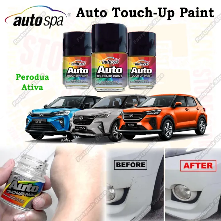 For PERODUA Ativa Auto Spa Autospa Car Colour Touch Up Paint Cat Kereta ...