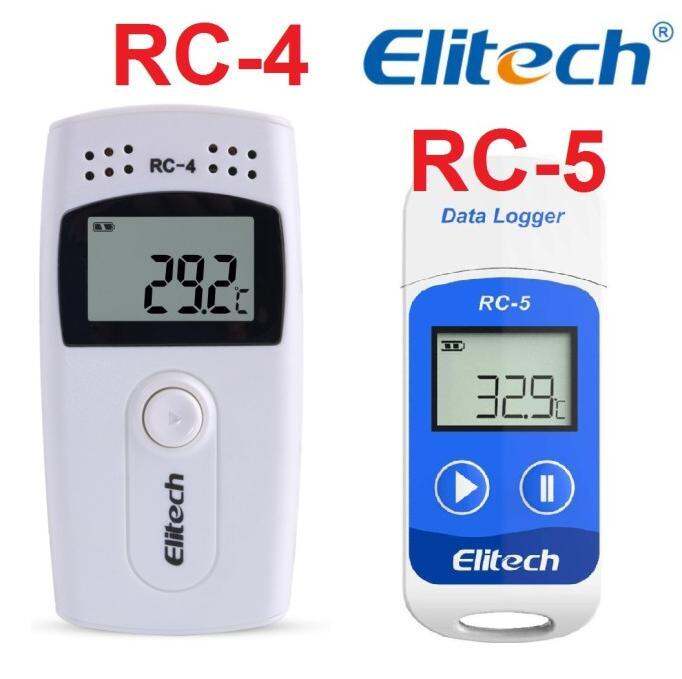 Elitech RC4 RC-4 RC5 RC-5 USB Temperature Data Logger Monitor Humidity ...