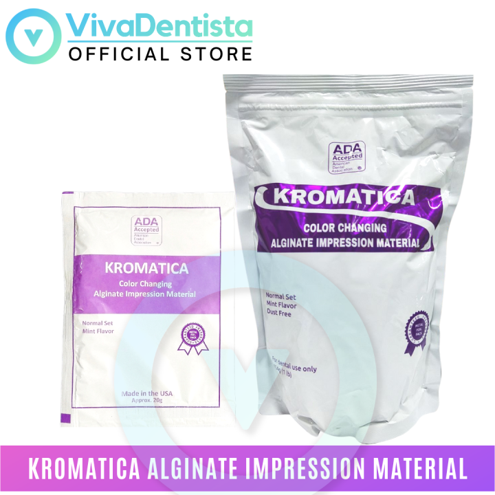 Kromatica / Algident Dental Chromatic Alginate Impression Material 20g x 10packs / 454g | Lazada PH