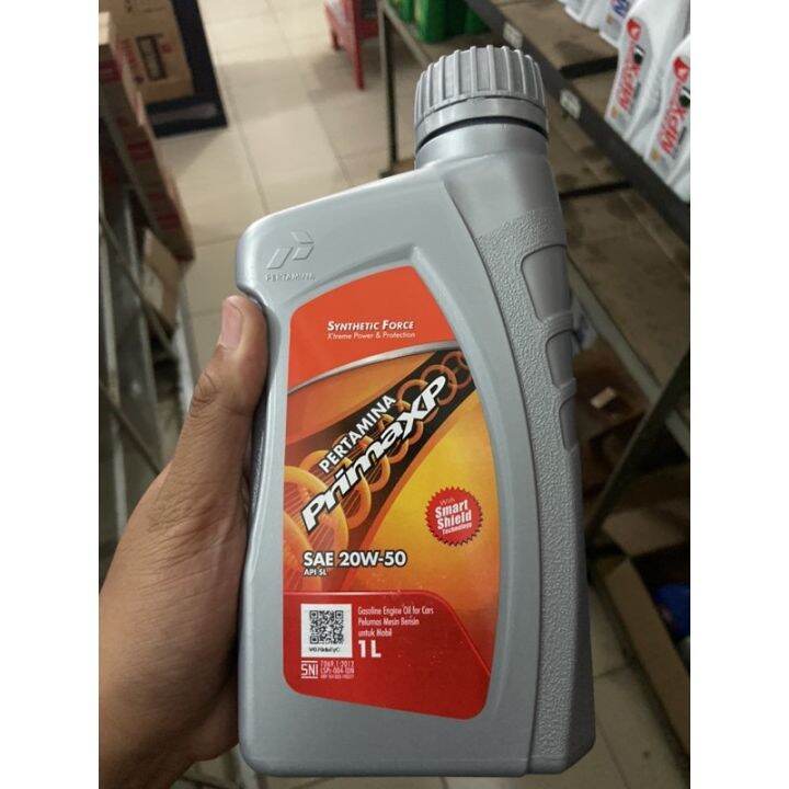 OLI MESIN PRIMA XP 20W-50 OLI 4T Pertamina prima xp 1 Liter 20W-50 ...