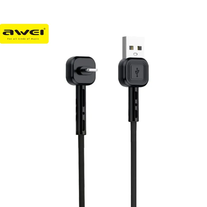 Awei CL-65 Fast Charging Light-ning Quick Charge Data Transfer 2 in 1 ...