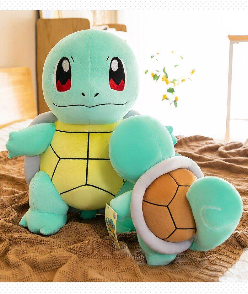 60Cm Squirtle Plush Big Size Pokemon Doll Kawaii Charmander Bulbasaur ...