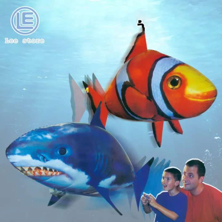 LS RC Flying Shark Air Flying Fish Clownfish Toy Kids Educational ...