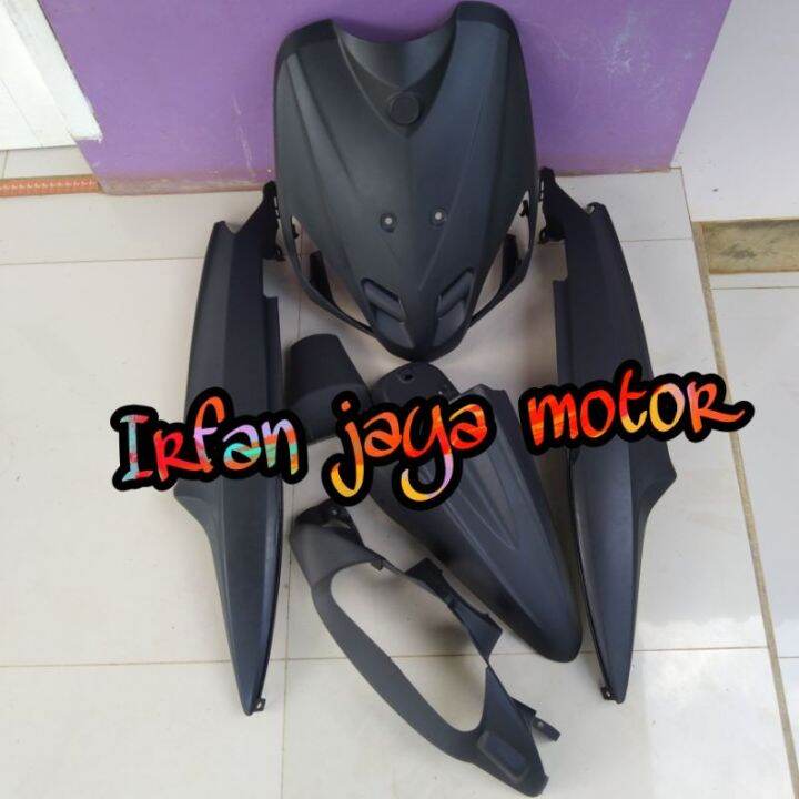 Cover body full halus Yamaha Mio Sporty hitam doff | Lazada Indonesia