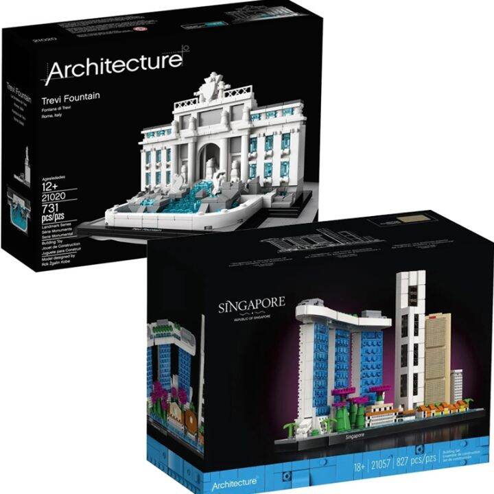 [LEGO] Lego landmark street view world famous building Roman fountain ...