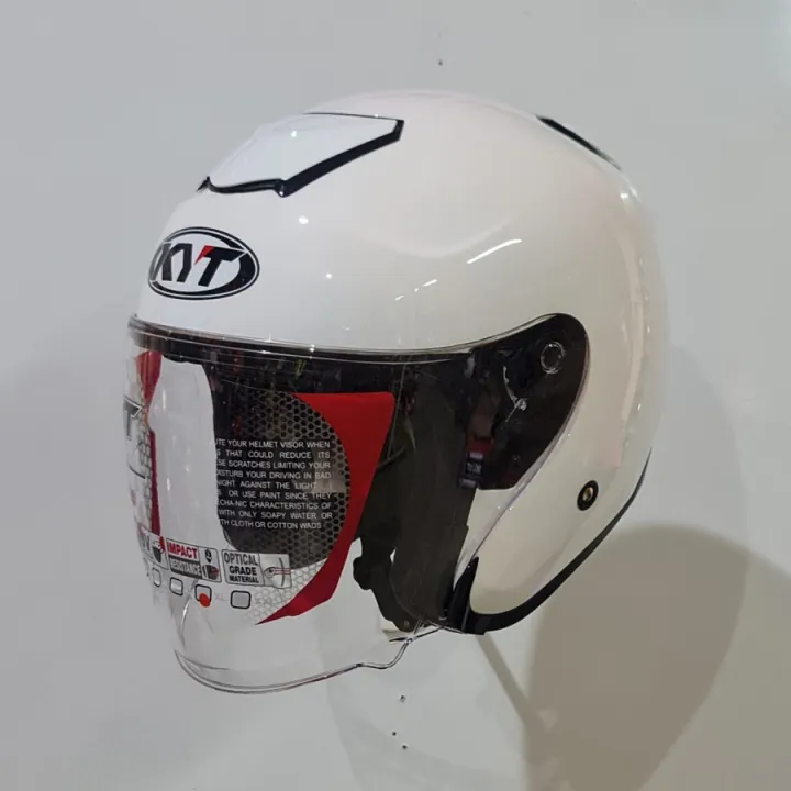 KYT KYOTO R Putih Helm KYT Kyoto Solid (PAKING HEMAT 2KG) | Lazada Indonesia