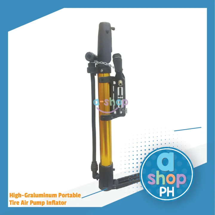 High-Graluminum Mini Tire Inflator for Bike, Motor [Pambomba ng Gulong ...