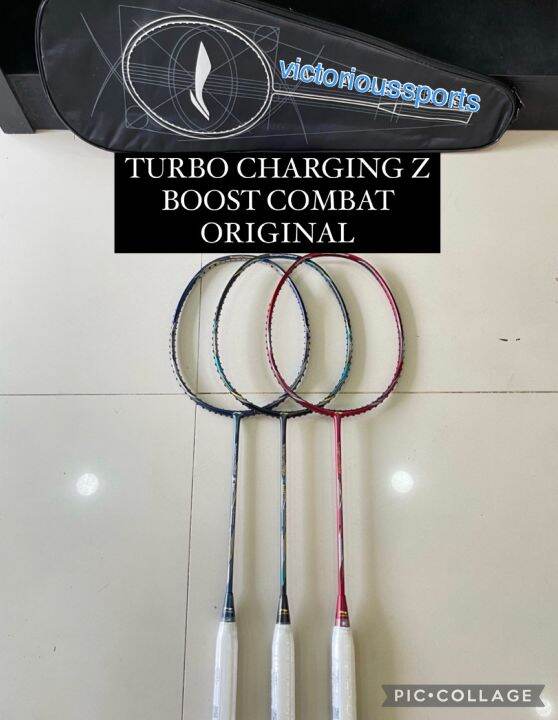 RAKET BADMINTON BULUTANGKIS LINING TURBO CHARGING Z BOOST COMBAT ORI ...