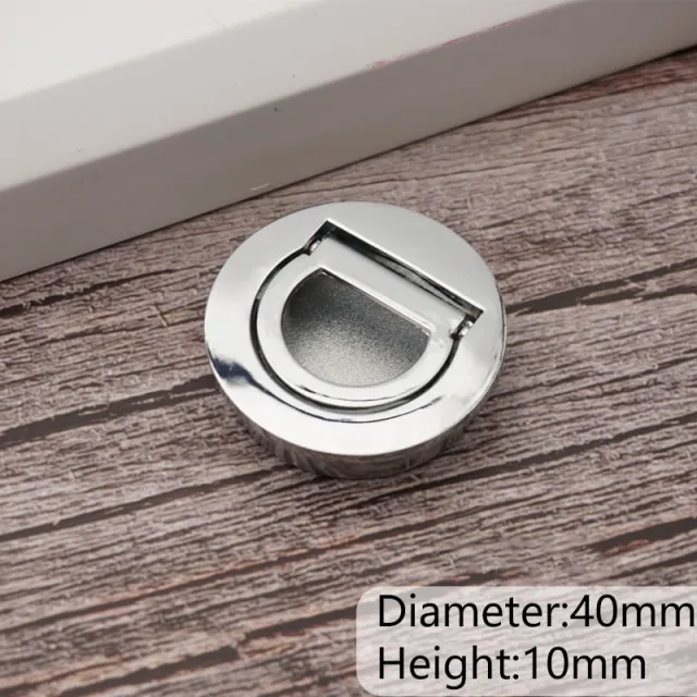 Concealed Dark Hidden Door Handles Metal Recessed Flush Wardrobe ...