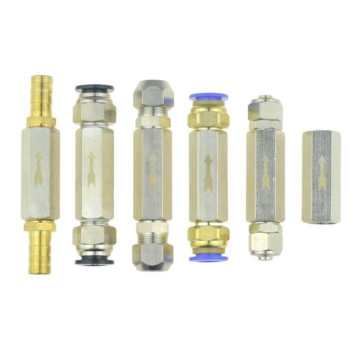 Pneumatic Check Valve Connector 6mm 8mm 10mm 1/4 Hose Tube Air Gas One ...