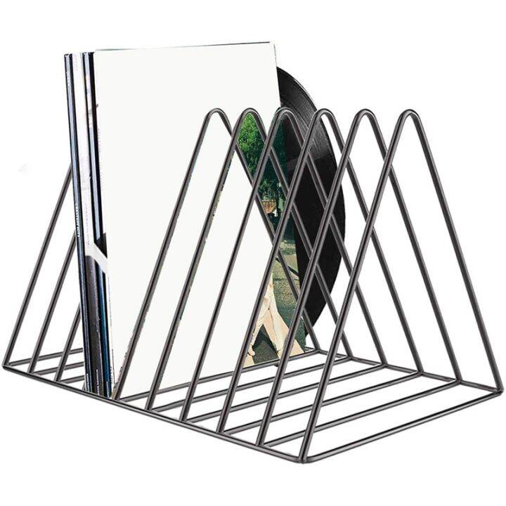 3X Vinyl Record CD Magazine Storage Rack Album Display Rack ...