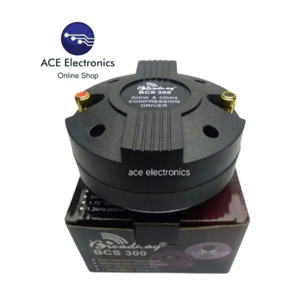 BROADWAY BCS-300 WATTS COMPRESSION DRIVER UNIT | BCS300 | BCS 300 ... BROADWAY BCS-300 WATTS COMPRESSION DRIVER UNIT | BCS300 | BCS 300 ...