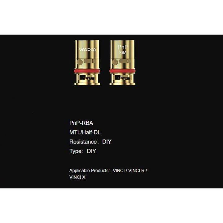 VOOPOO PnP-RBA Coil 1box for VINCI Vinci Drag X Drag S Argus X Argus Pro KUL9 7Egt voPH XQ62 ...