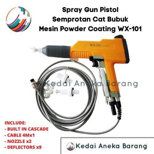 Electrostatic Spray Gun Shell WX-101 WX101 + High Voltage HV Cascade ...