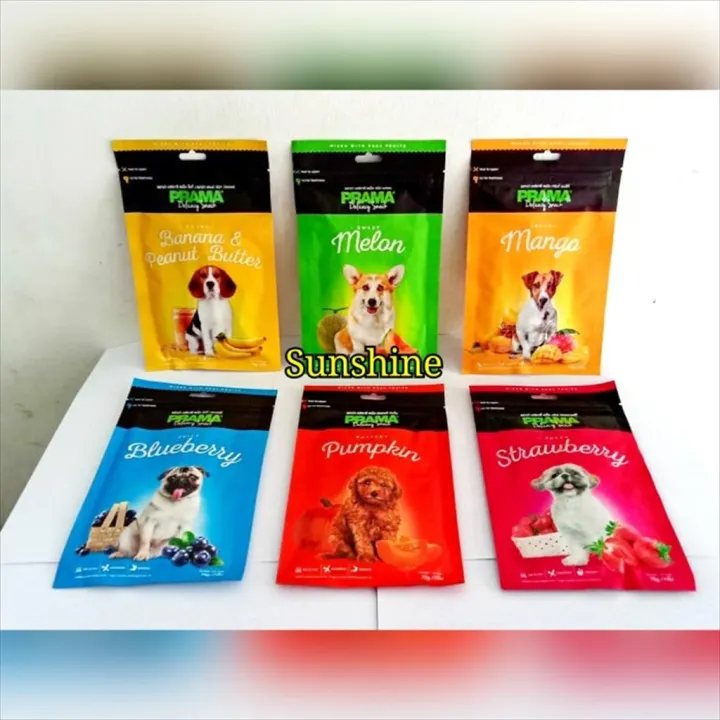 Snack Anjing Prama Dog Snack Cemilan Anjing 70gr Varian Fruit | Lazada ...