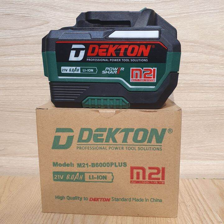 Pin 21V 6AH Plus hệ M21 Dekton (phiên bản nâng cấp) | Lazada.vn