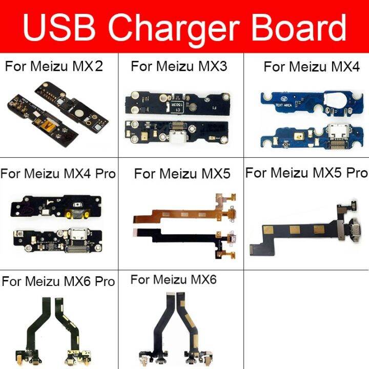 Charger USB Jack Board For Meizu MX2 MX3 MX4 MX5 MX6 Pro Charging Port Module Usb Connector Port ...