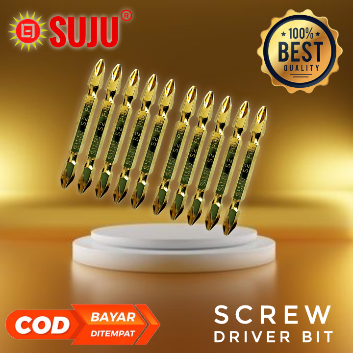 Premium Gold Screws Mata Bor Obeng Angin Bolak Balik Air Screw Driver ...