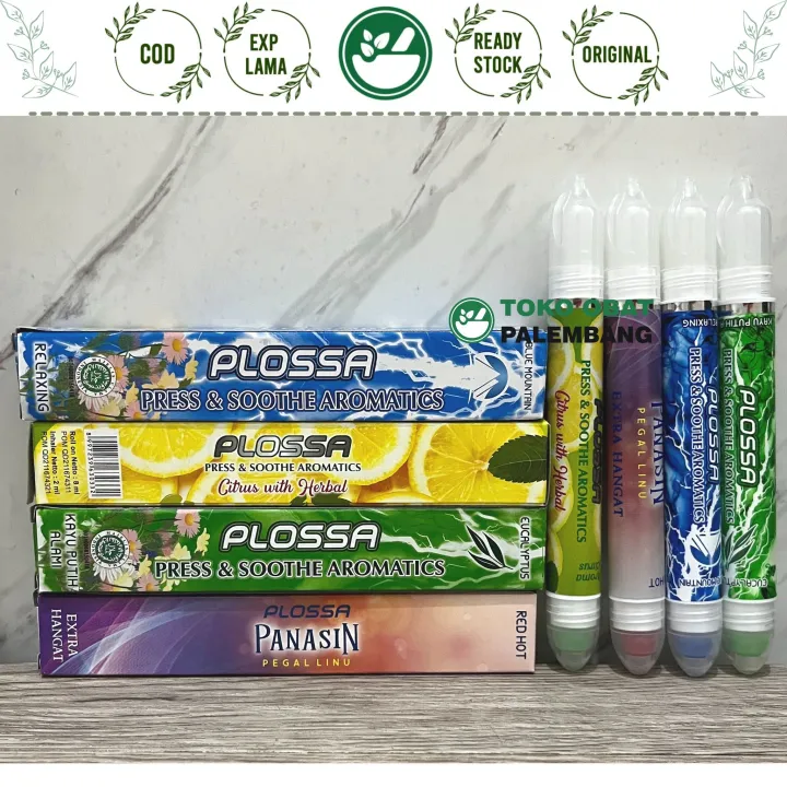 PLOSSA BESAR 10ML 4 in 1 ROLL ON INHALER Aromatherapy Minyak Angin Roll ...