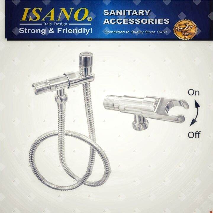 ISANO 1680AV Angle Valve c/w Spray Hose | Lazada