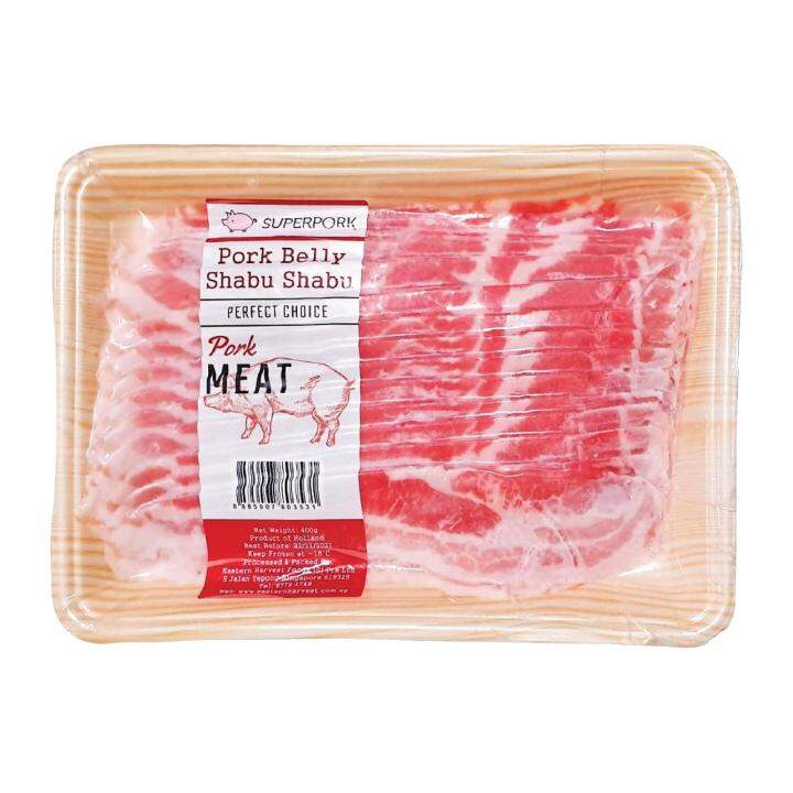 SuperPork Pork Belly Shabu Shabu – Frozen | Lazada Singapore