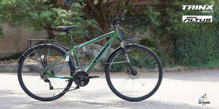 TRINX Touring 2.0 จักรยานทัวร์ริ่ง เฟรมอลูมิเนียม เกียร์ 27 speed ล้อ 700c | Lazada.co.th