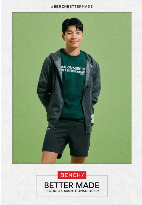 BENCH- BSJ0107 BENCH BETTER MADE x Wi Hajun Men's Jogger Shorts ...