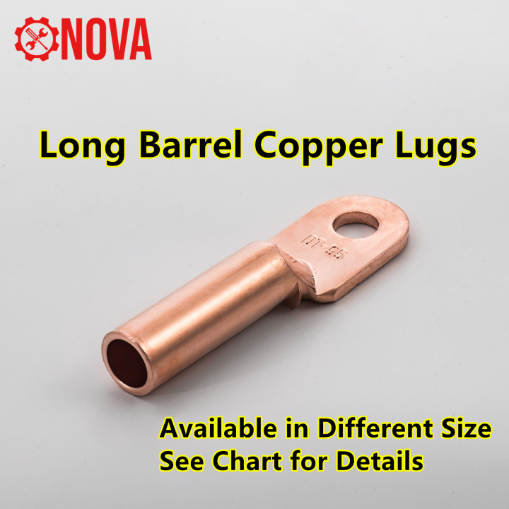 DT Copper Long Barrel Terminal Lug 16mm to 240mm | Lazada PH