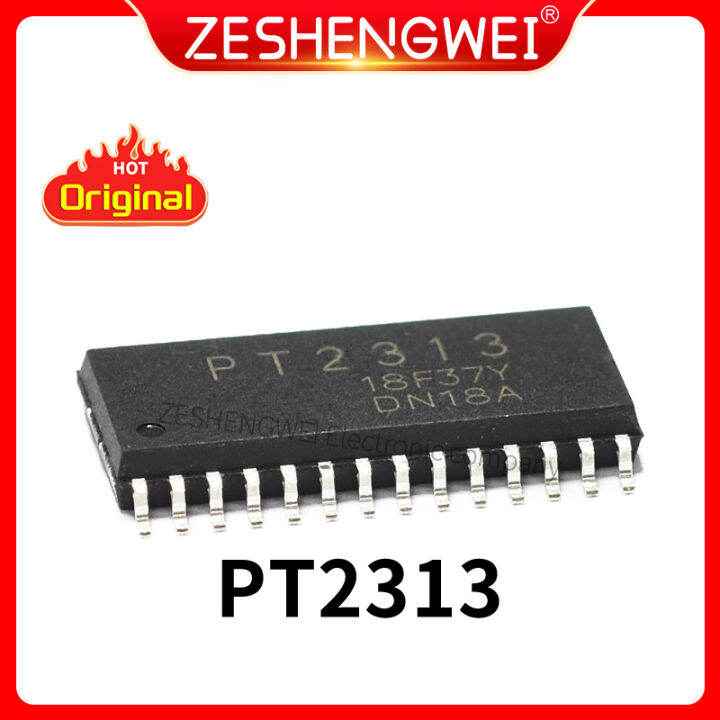 5ชิ้น PT2313L PT2313 SOP-28 SMD 4-Channel AUDIO PROCESSOR IC ใหม่ต้นฉบับในสต็อก | Lazada.co.th