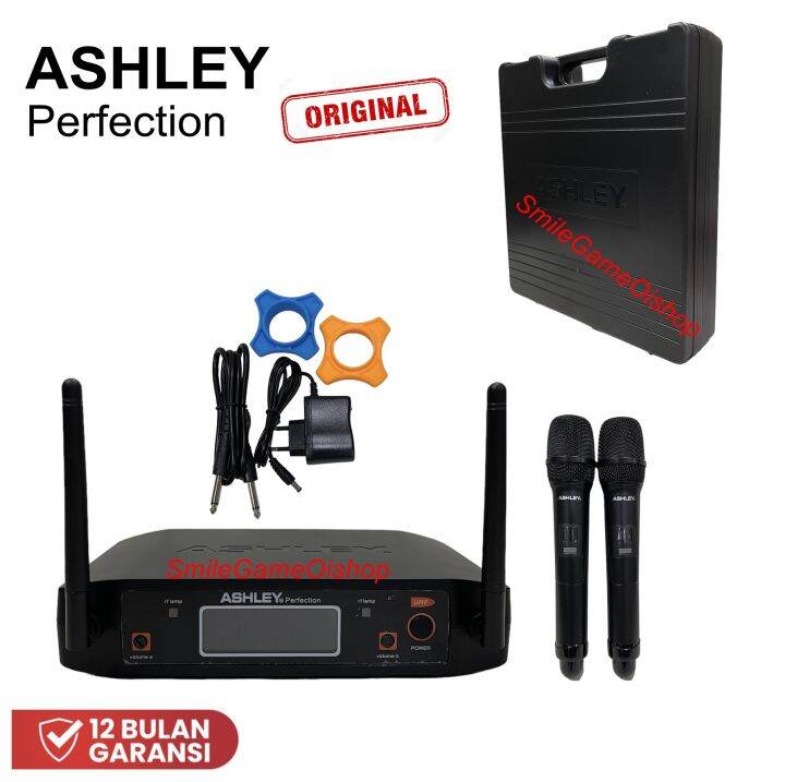 Mic wireless ASHLEY Perfection 2 handle | Lazada Indonesia