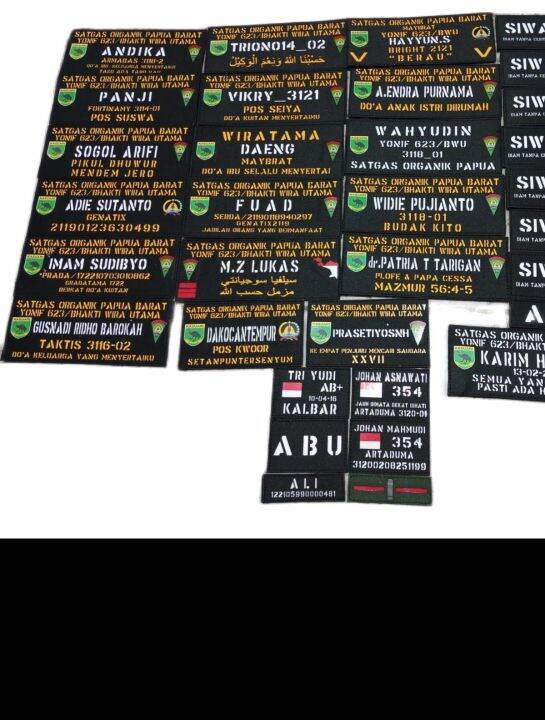 PATCH LASER BEBAS COSTUME LOGO POLISI TNI POL PP NAMA PATCH LASERCUTH ...