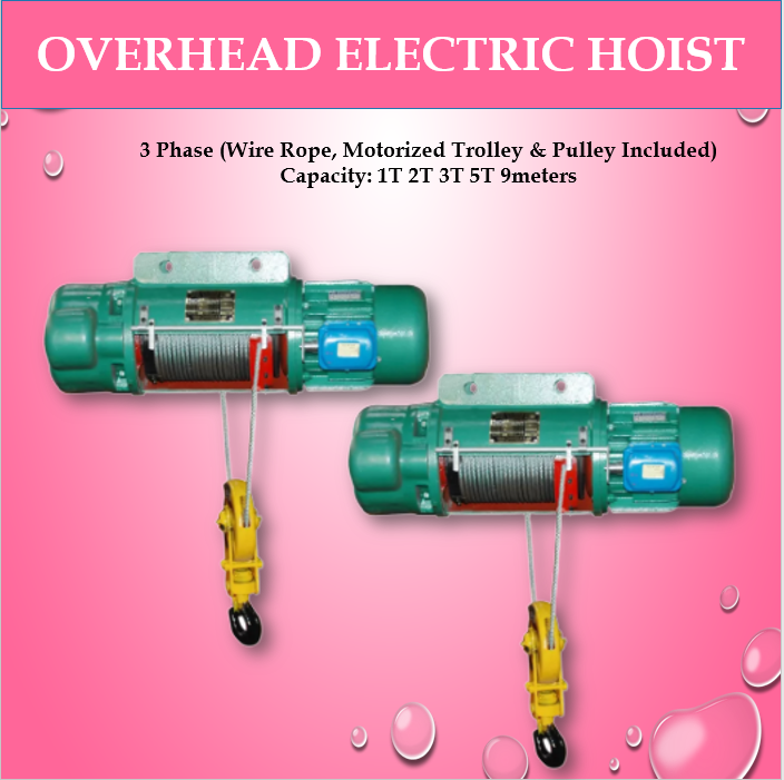 1-5T electric winch With Trolley with 9m wire rope electric winch 3 ...
