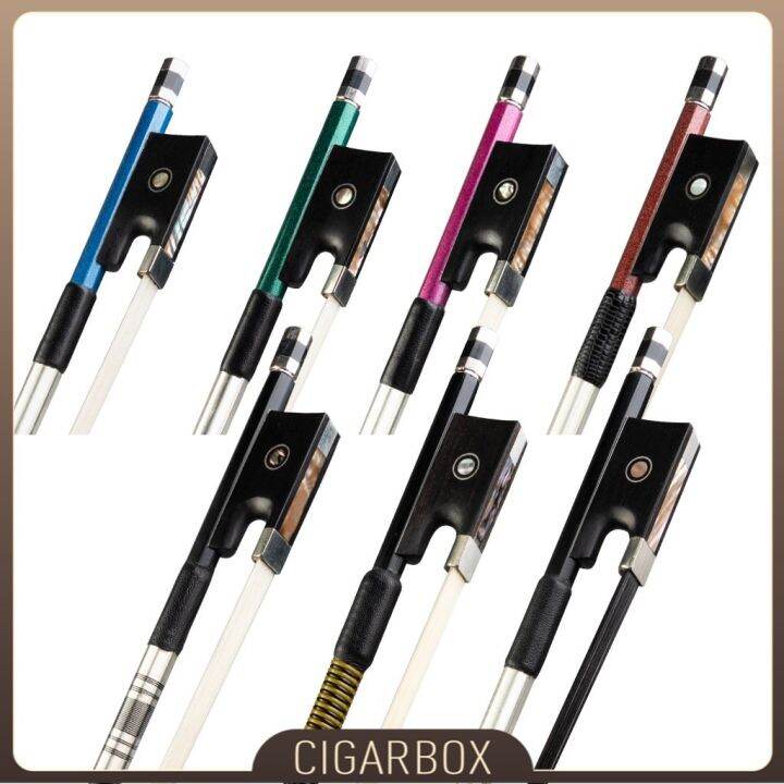 Full Size Pure Carbon Fiber Violin Bow 44 Violin Fiddle Bow Violin Bow ...