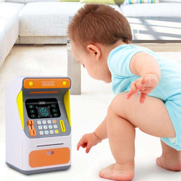 Pelune Mini ATM Bank Machine Piggy Bank Pretend Play Simulation for Kids Children | Lazada PH