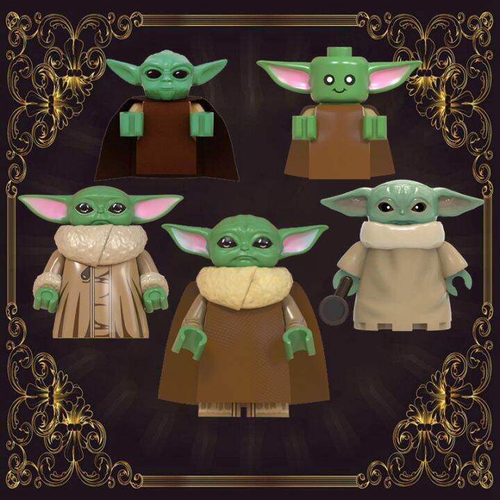 Master Yoda Baby Grogu Minifigures Bricks Birthday Gift Movie Education ...