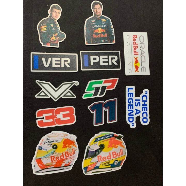 Formula One (f1) 2022 Redbull boys - Verstappen / Perez Drivers Sticker ...
