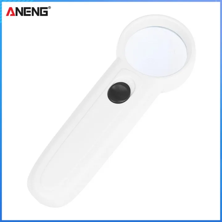 Handheld 15X Magnifier Magnifying Glasses with 2LED Light Aid Reading ...