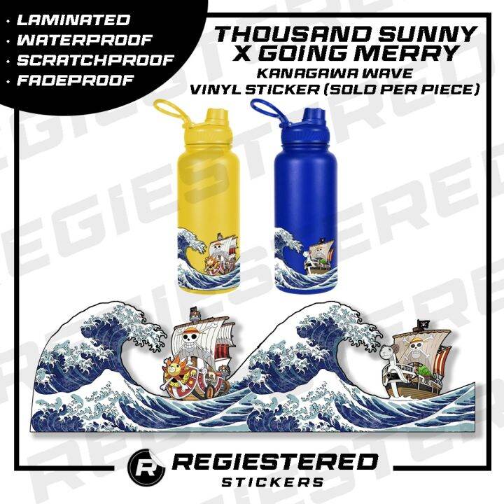 Thousand Sunny Going Merry Infinity Kanagawa Wave Japan Vinyl Sticker ...