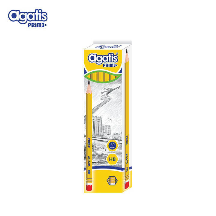 Wooden Pencil Agatis Prime HB - Dozen | Lazada Indonesia