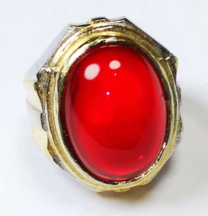 Batu Permata Akik Merah Siam Bangkok Crystal | Lazada Indonesia