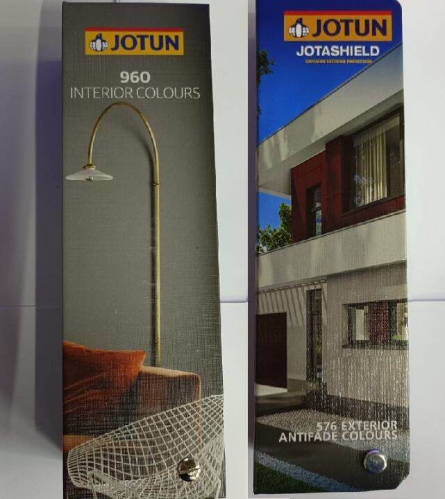 JOTUN FANDECK COLOR CATALOG EXTERIOR COLOR TINTING 576 COLORS/INTERIOR ...