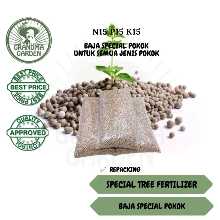 👵 BAJA SUBUR 1KG / BAJA POKOK / BAJA TUMBUHAN (N15 P15 K15) UNTUK BUAH ...
