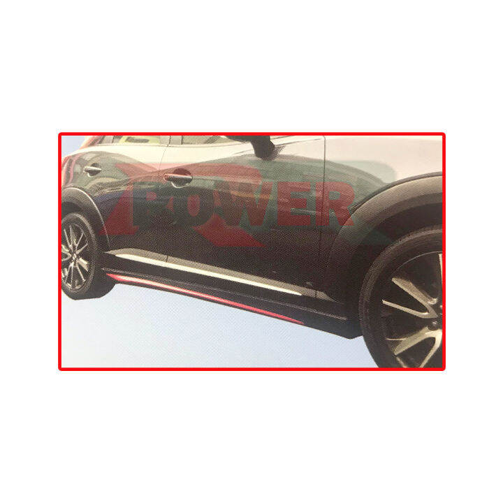 Mazda CX3 CX-3 (2015) OEM Style Side Skirt Door Under Lower Spoiler PU ...