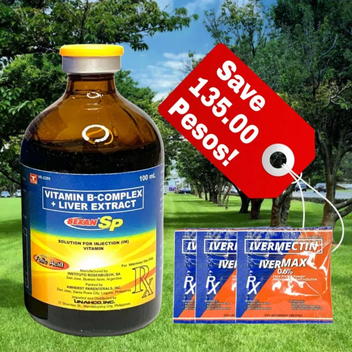 [VETKLIX] PROMO! buy 100ML BEXAN SP VITAMIN B-COMPLEX + LIVER EXTRACT ...
