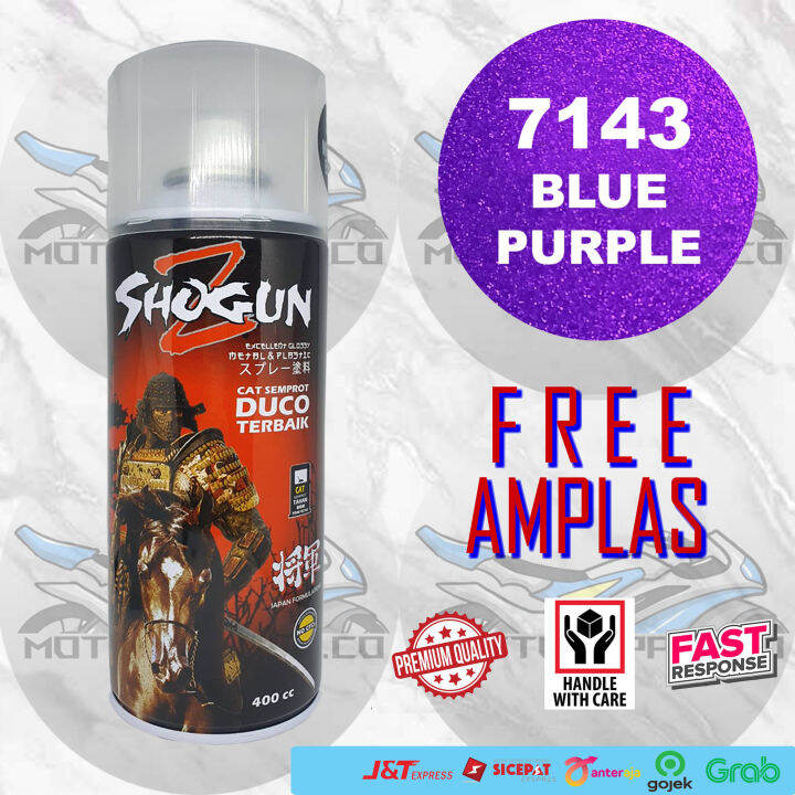 Cat Semprot Shogun Z Shogun Blue Purple / Biru Ungu 7143 - Pilok Pilox ...