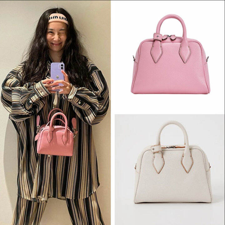 Korean Style Niche kimsapparel Boston Bags Women's Shoulder Portable ...