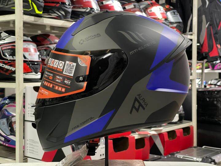MT STINGER G ALPHA - Full-face Helmet with Spare Visor | Lazada PH