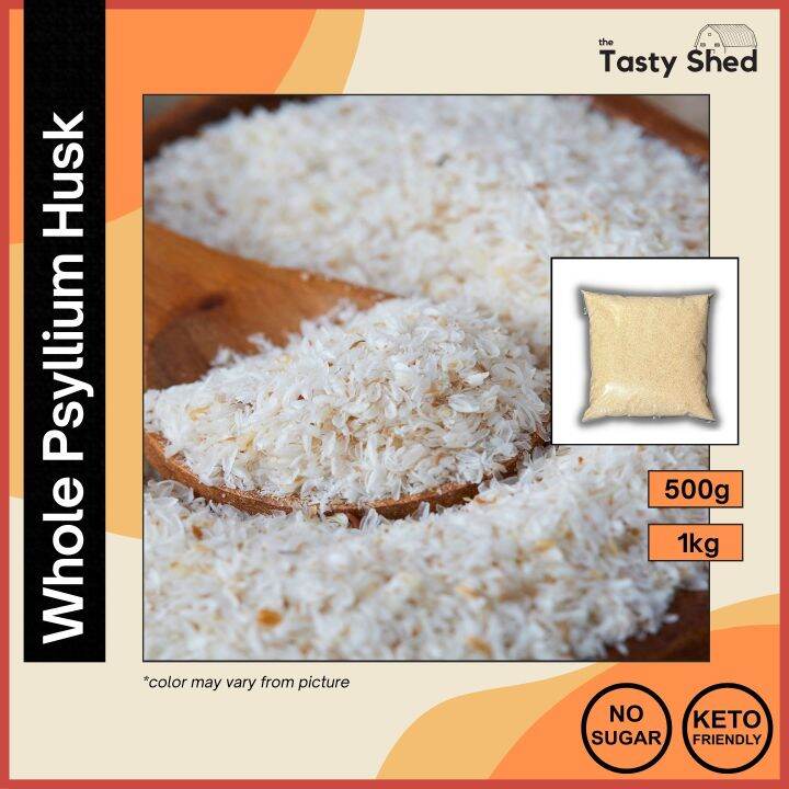 Psyllium Fiber Husk Powder (500g/ 1kg) - KETO FRIENDLY/ LOW CARB ...