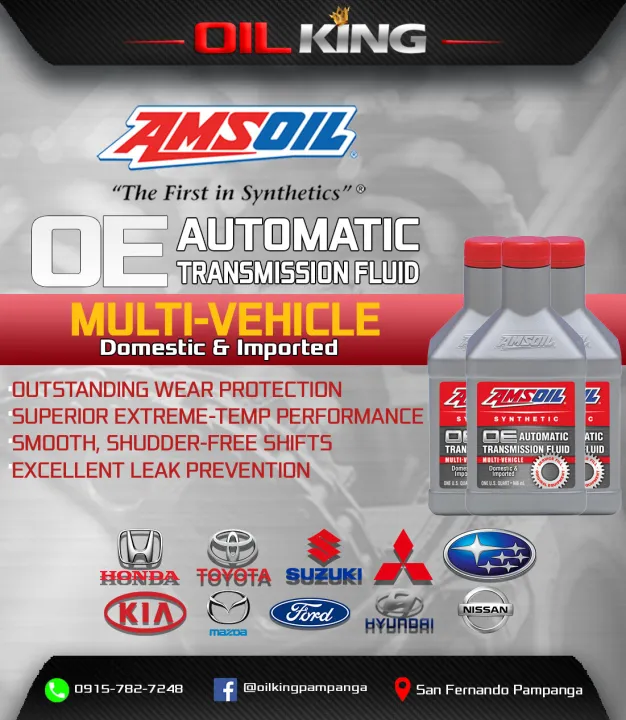 Amsoil ATF OE Automatic Transmission Fluid Multi Vehicle 100% Synthetic ...